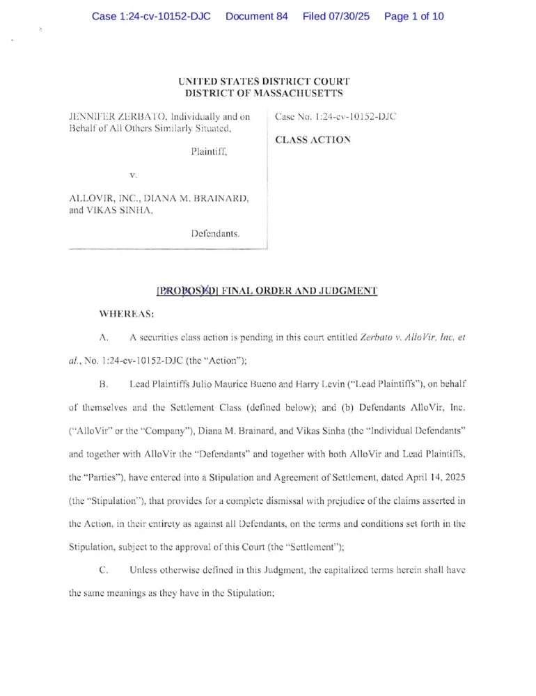 Final-Order-and-Judgment | Strategic Claims Services