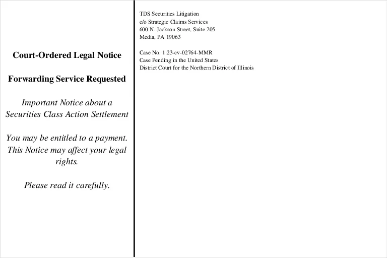 TDS-Final-Postcard-Notice.pdf | Strategic Claims Services
